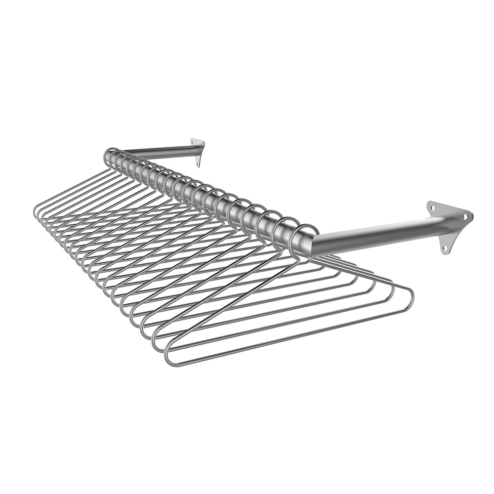 Wall Mounted Hanger Rail - 20 hanger