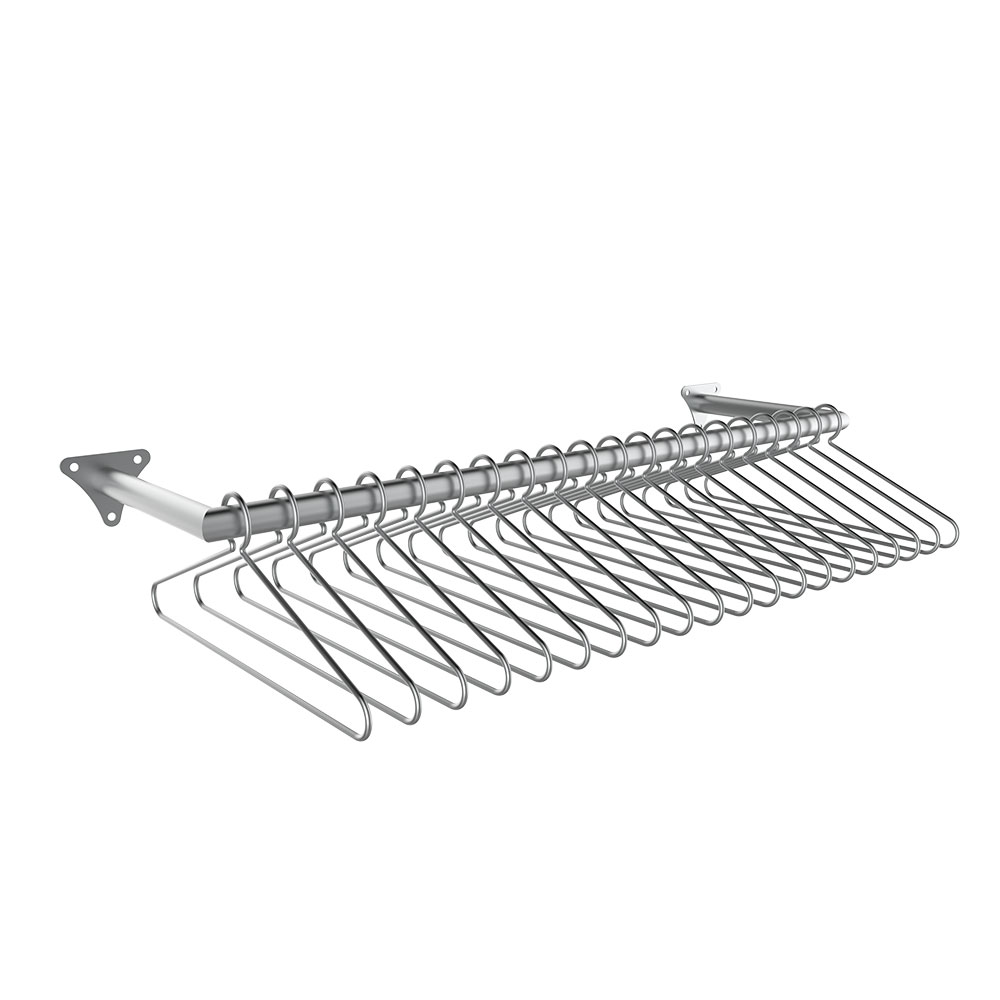 Wall Mounted Hanger Rail - 20 hanger