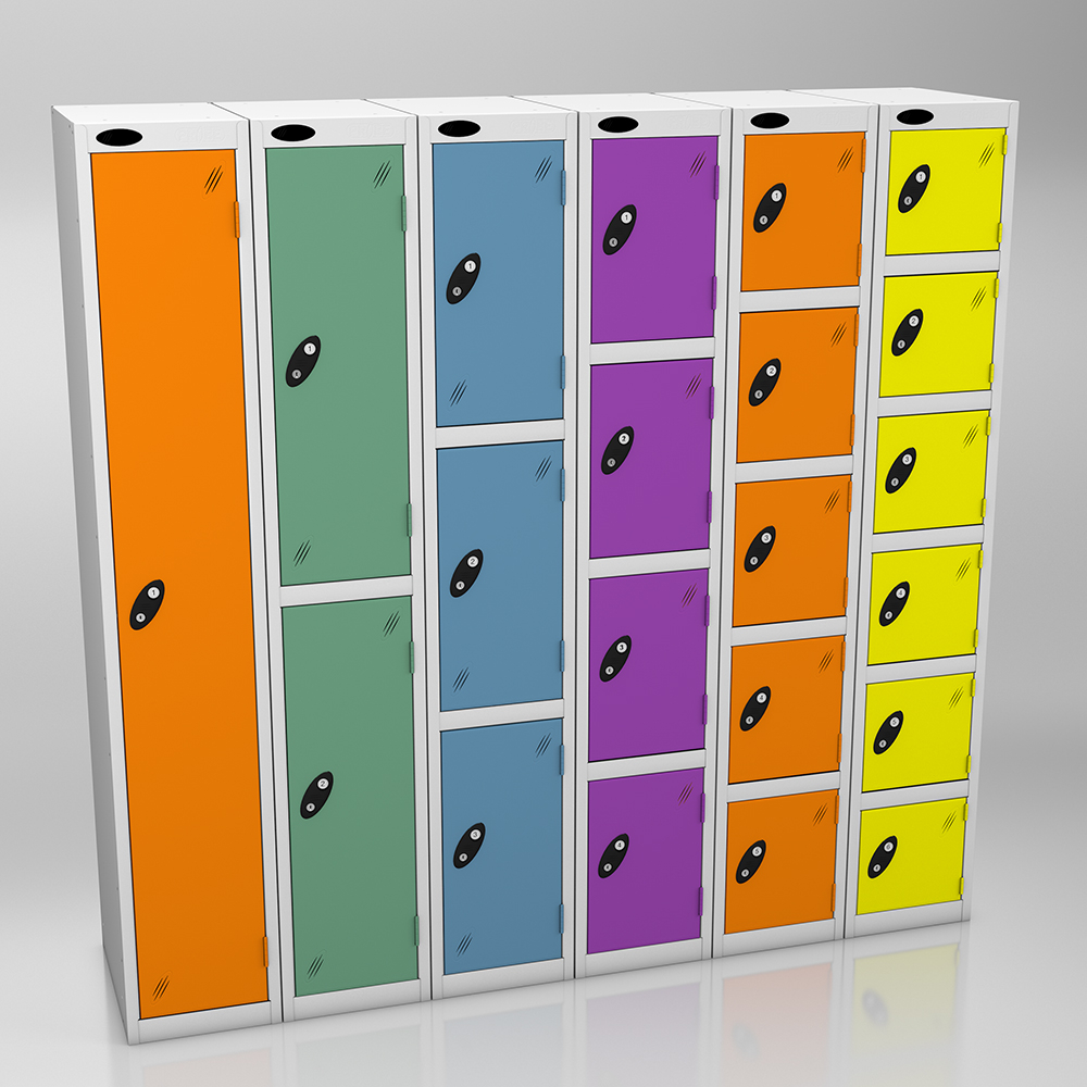 Mild steel staff lockers