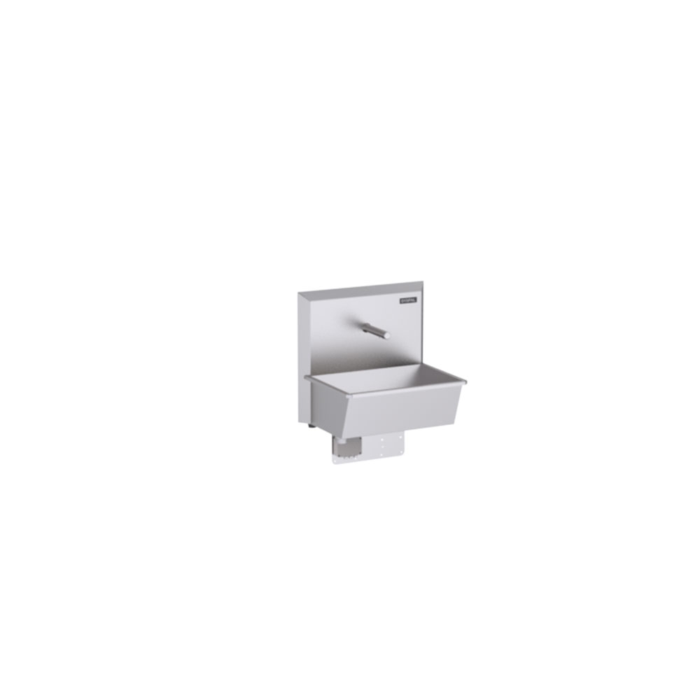 Stainless steel main sensor operated hand wash sink