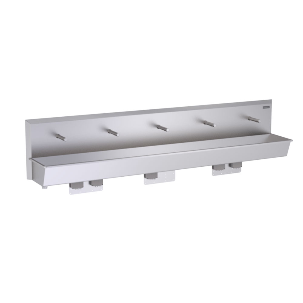 Stainless steel main sensor operated hand wash sink