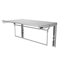 Wall mounted folding table