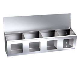 Consumable Dispenser with Vision Panel - Quadruple