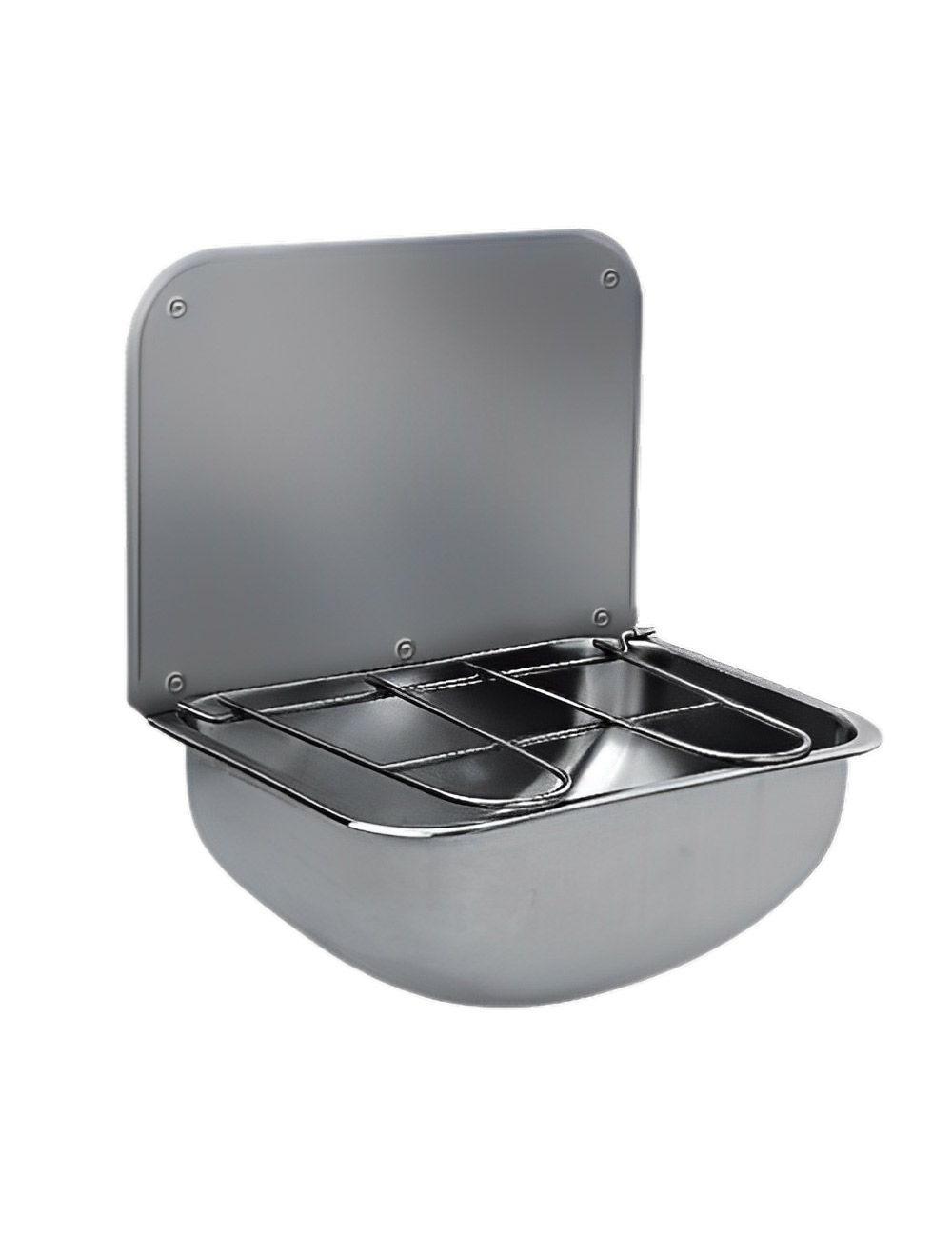Stainless steel wall mounted mop bucket sink