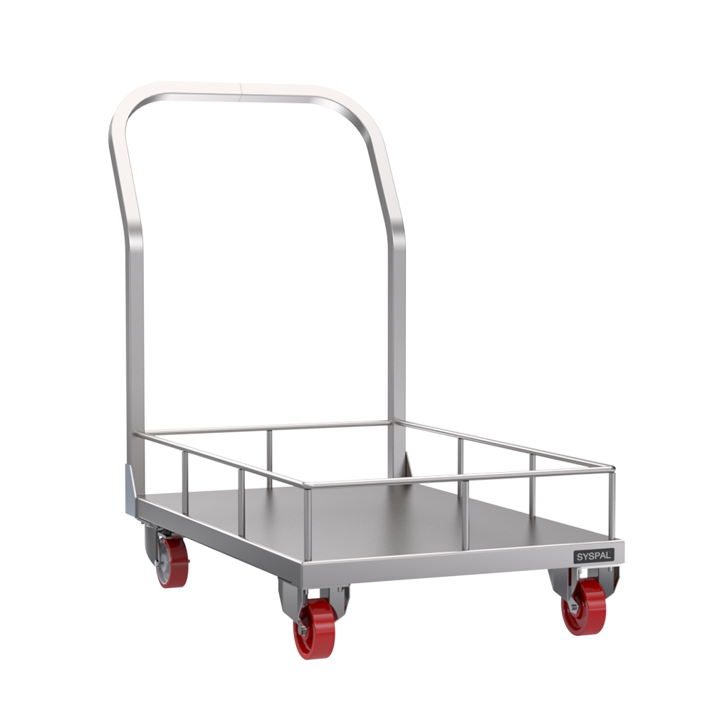 Rimmed Platform Trolley
