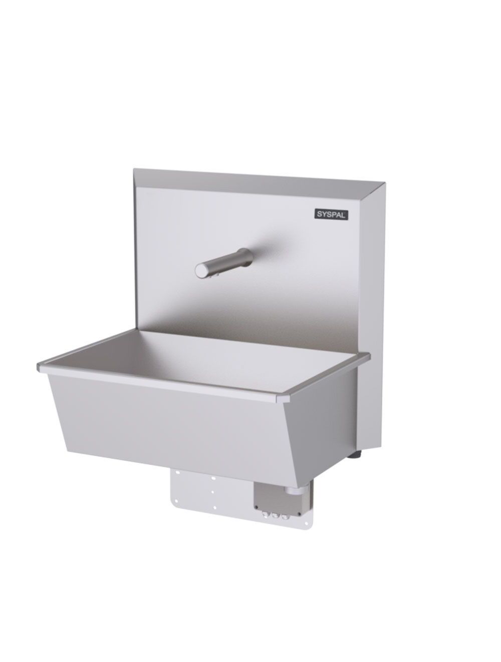 Stainless steel main sensor operated hand wash sink