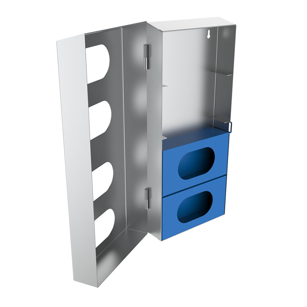 Four Compartment Glove Dispenser